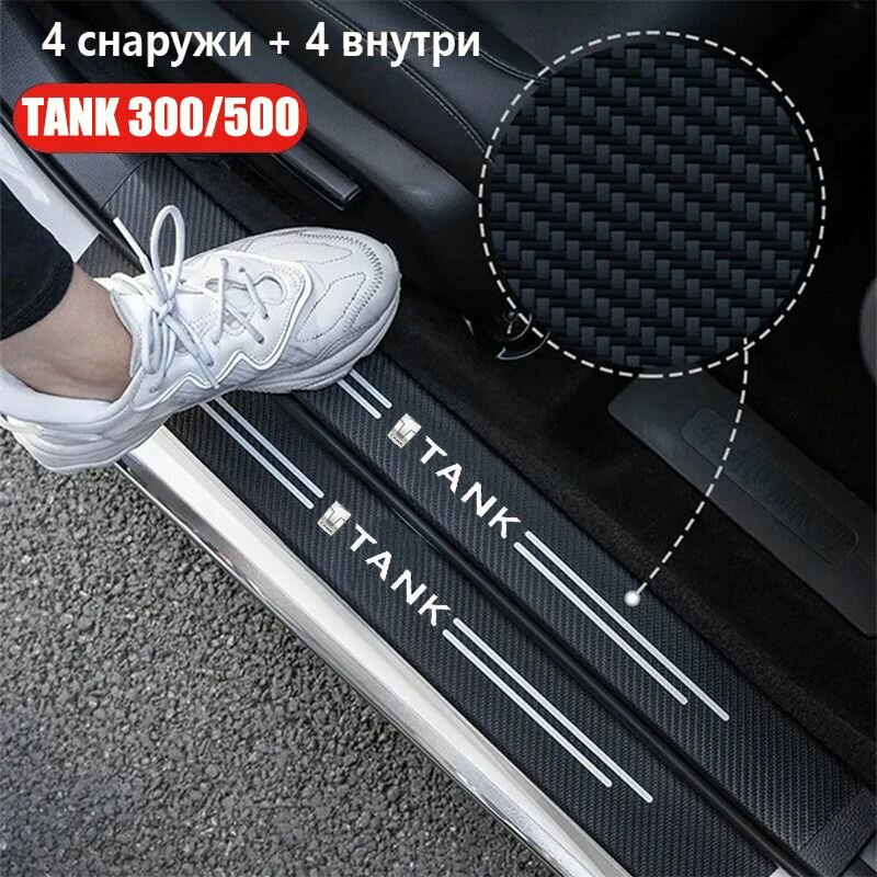 TANK 300, Накладка на пороги, 8 шт. TANK 500