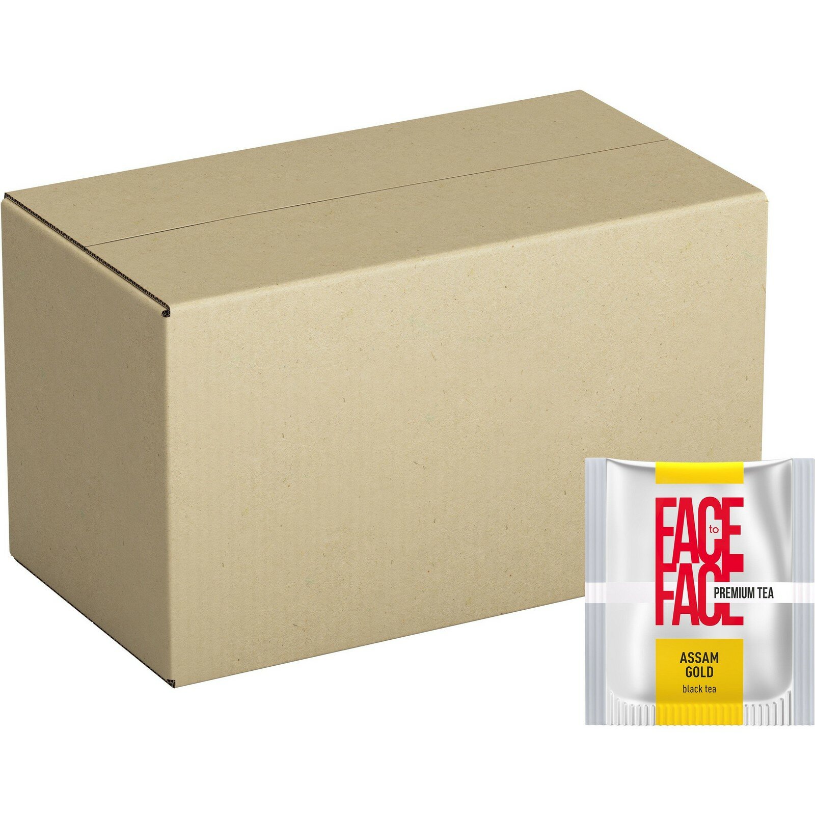 Чай пакетированный Face to Face, Assam Gold, 200 пакетиков