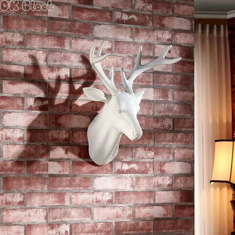 KNOW EASY-Украшение стены статуи головы оленя