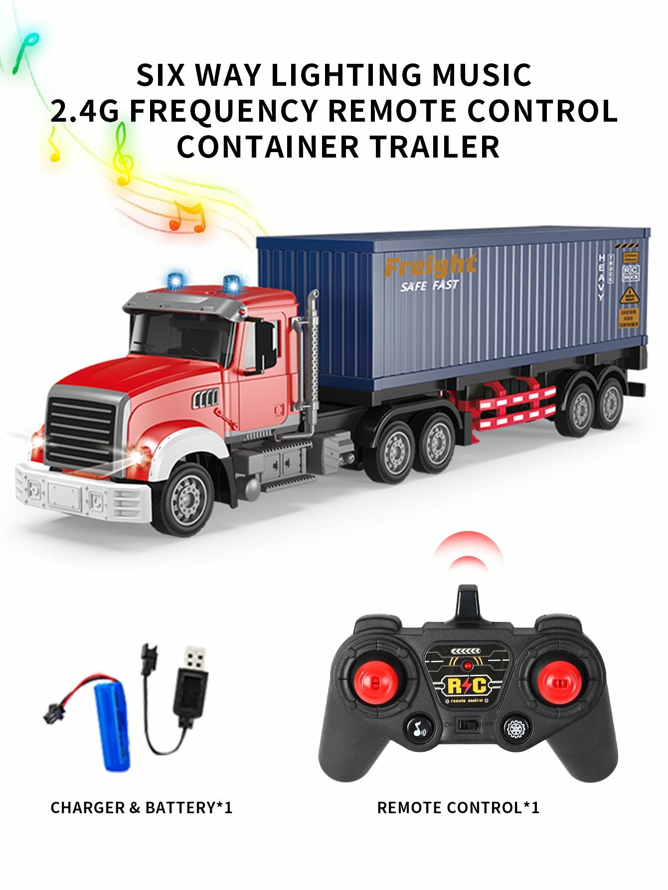 Квадроцикл радиоуправляемый темно-синий Машинка радиоуправляемая