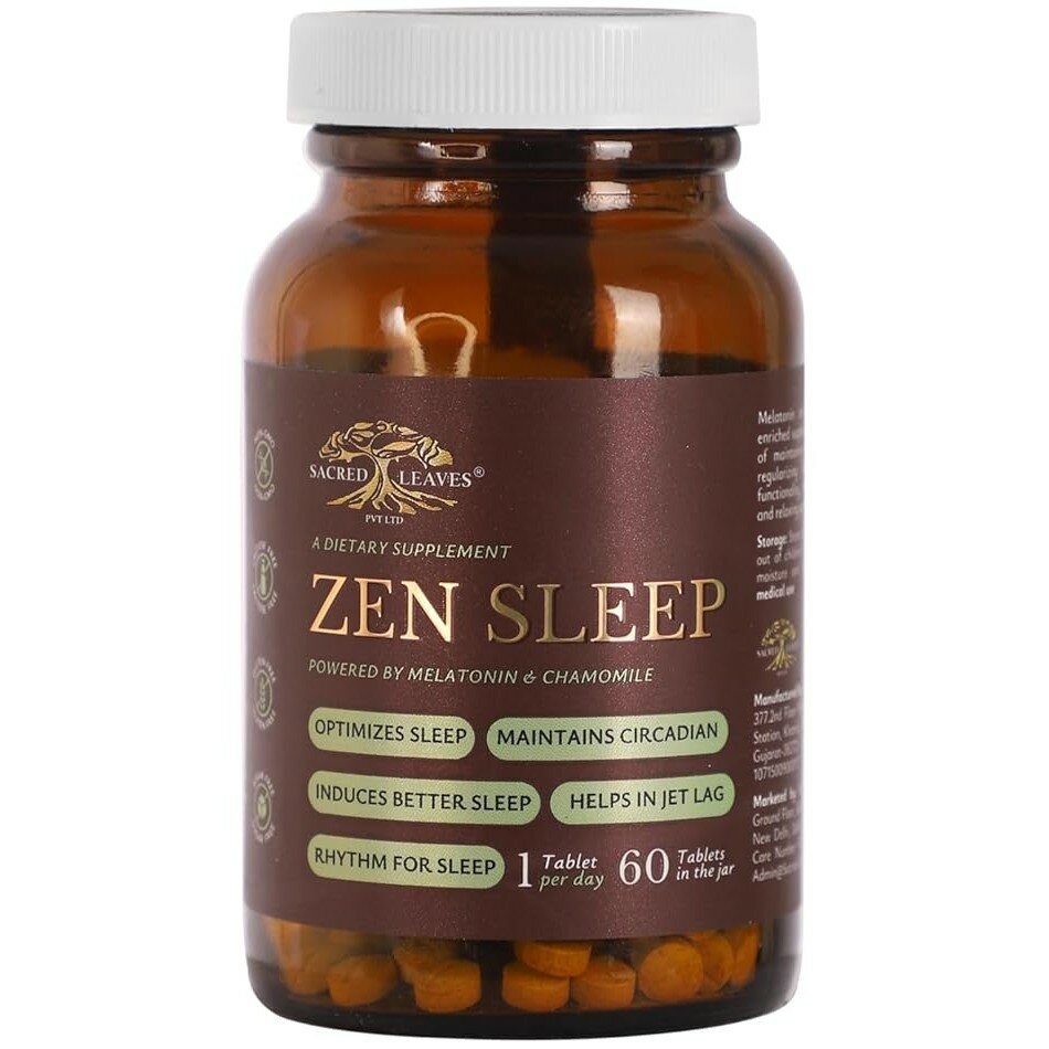 Зен Слип Сакред Ливс для здорового сна Zen Sleep Sacred Leaves, 60 шт.