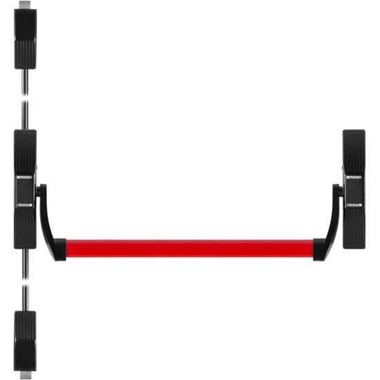 Fuaro Ручка-штанга нажимная AP.1700C push-bar (ANTI-PANIC 1700С) с тягами для двухстворчатых дверей