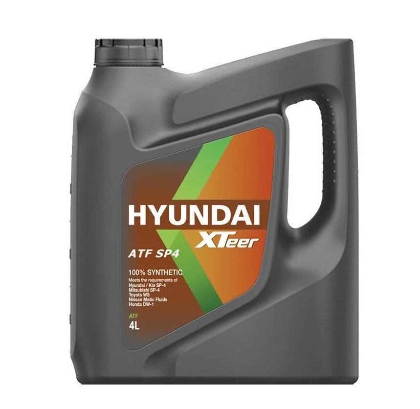 Масло трансмиссионное hyundai xteer atf sp4 4 л