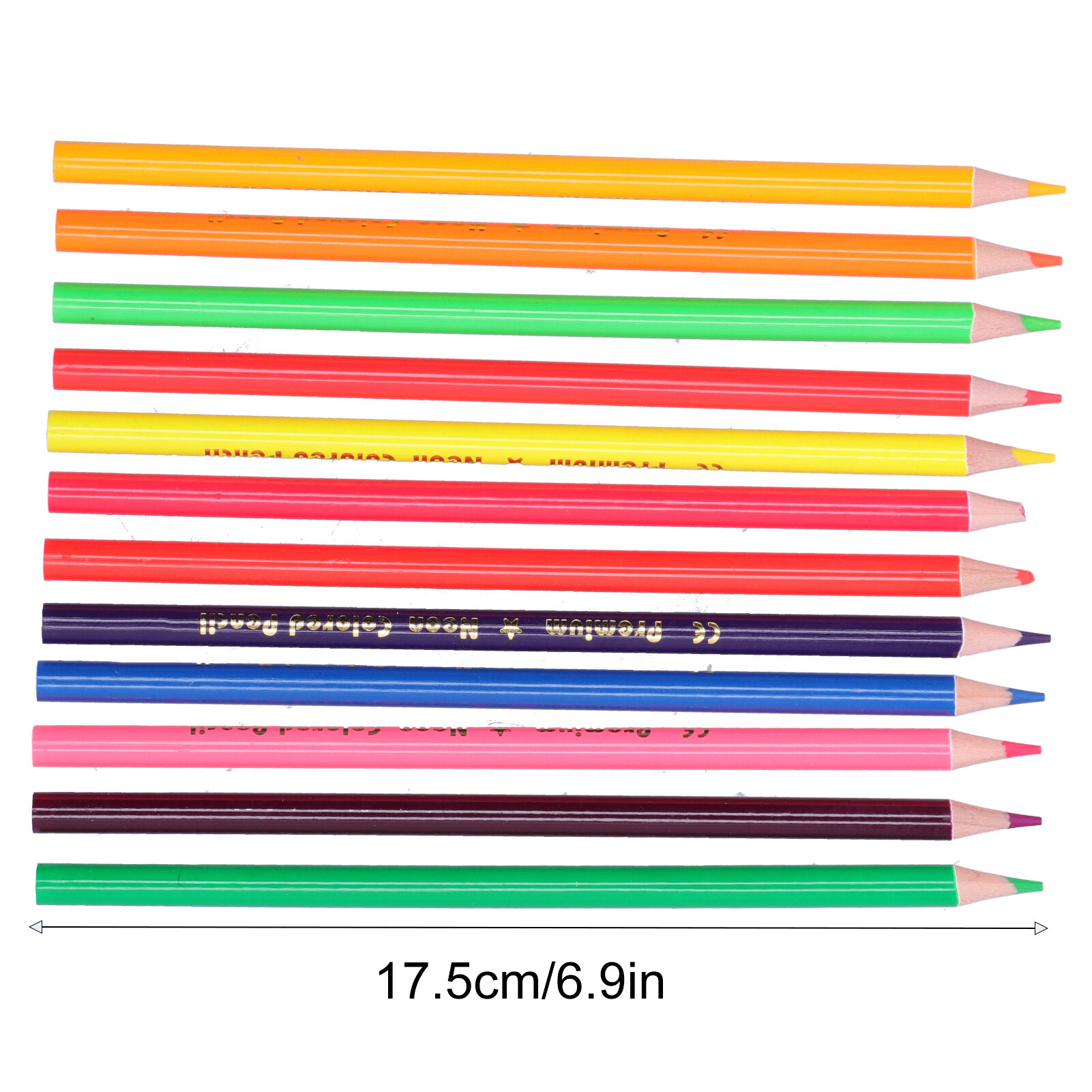 12 шт. цветные карандаши с эффектом металлик или флуоресцентные 12 цветов, принадлежности для рисования граффити, неоновые цветные карандаши