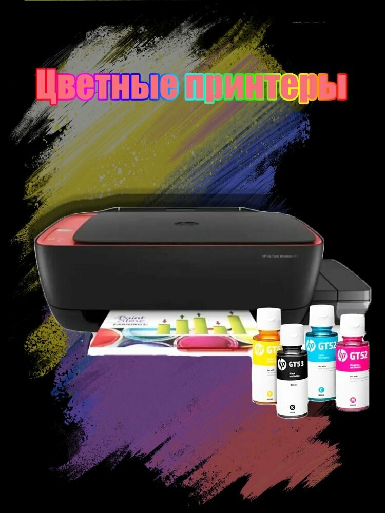 МФУ Струйное HP Ink Tank 411 полуновый