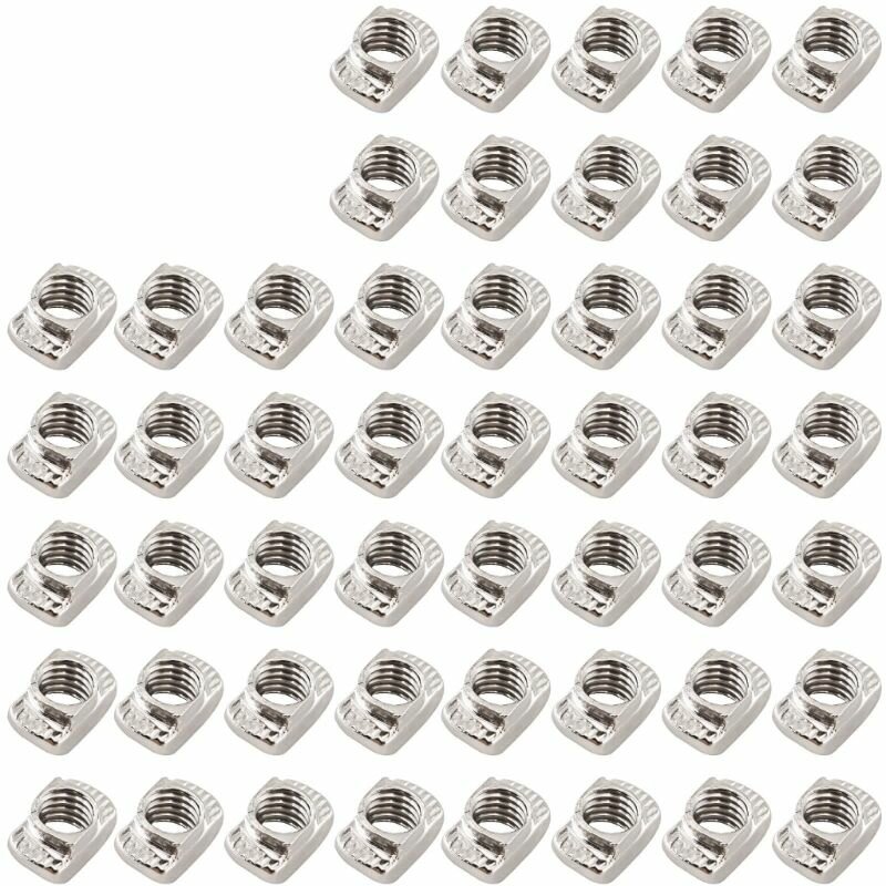 50 шт, ползунок с Т-образной гайкой европейского стандарта в форме корабля-тип M5-30