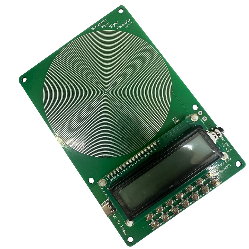 Генератор волн Шумана с чистой синусоидальной регулируемой частотой 7,83 Гц без корпуса