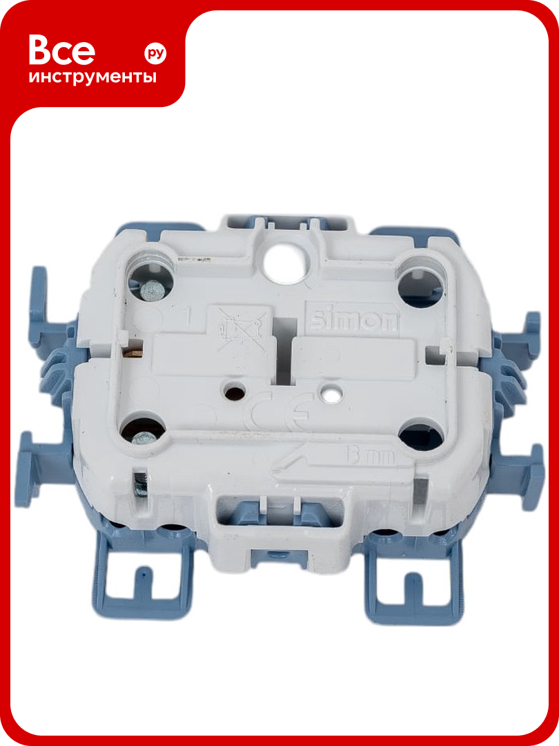 Одноклавишный кнопочный выключатель Simon, 10А 250В, S73, S73 Loft 73150-39