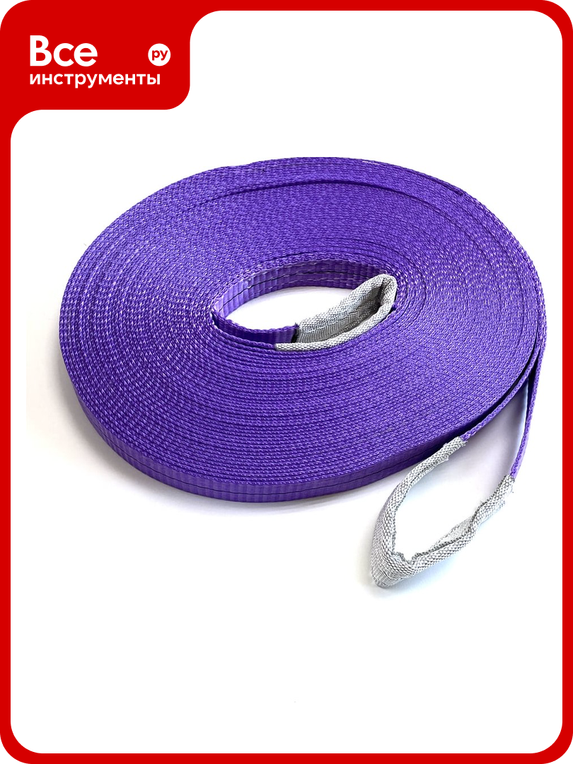 Удлинитель троса лебедки ТамбовТехСнаб 3.5т 30м, 30мм лента 7930105414088