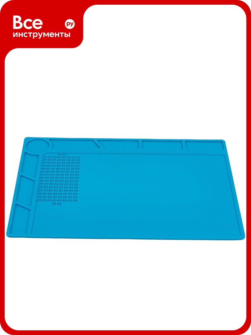 Термостойкий коврик для пайки и ремонта S130 QUICKO 350x250, для профессиональных электронщиков