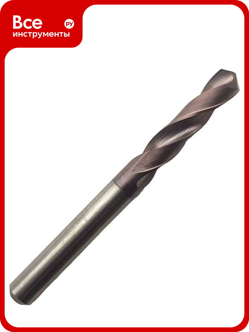 Сверло Серия 343 1.5x32 мм, 118 градусов, VHM-TiALN, 3хD Partner, Короткая серия 3d, угол заточки 118°