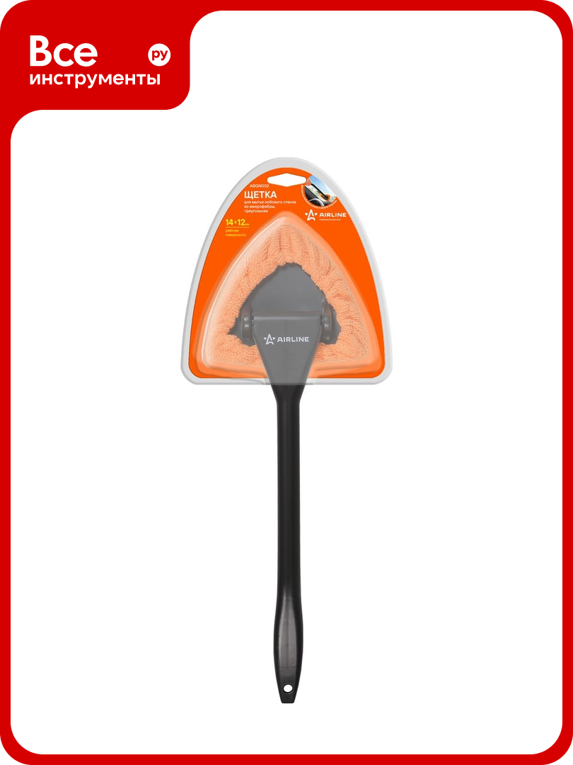 Щетка для мытья лобового стекла Airline из микрофибры, треугольная ABGN002