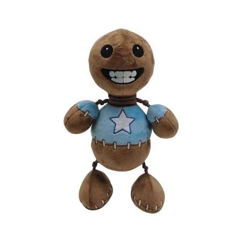 Мягкая игрушка "Kick The Buddy", коричневая, плюш, хрустальный мех, 30см