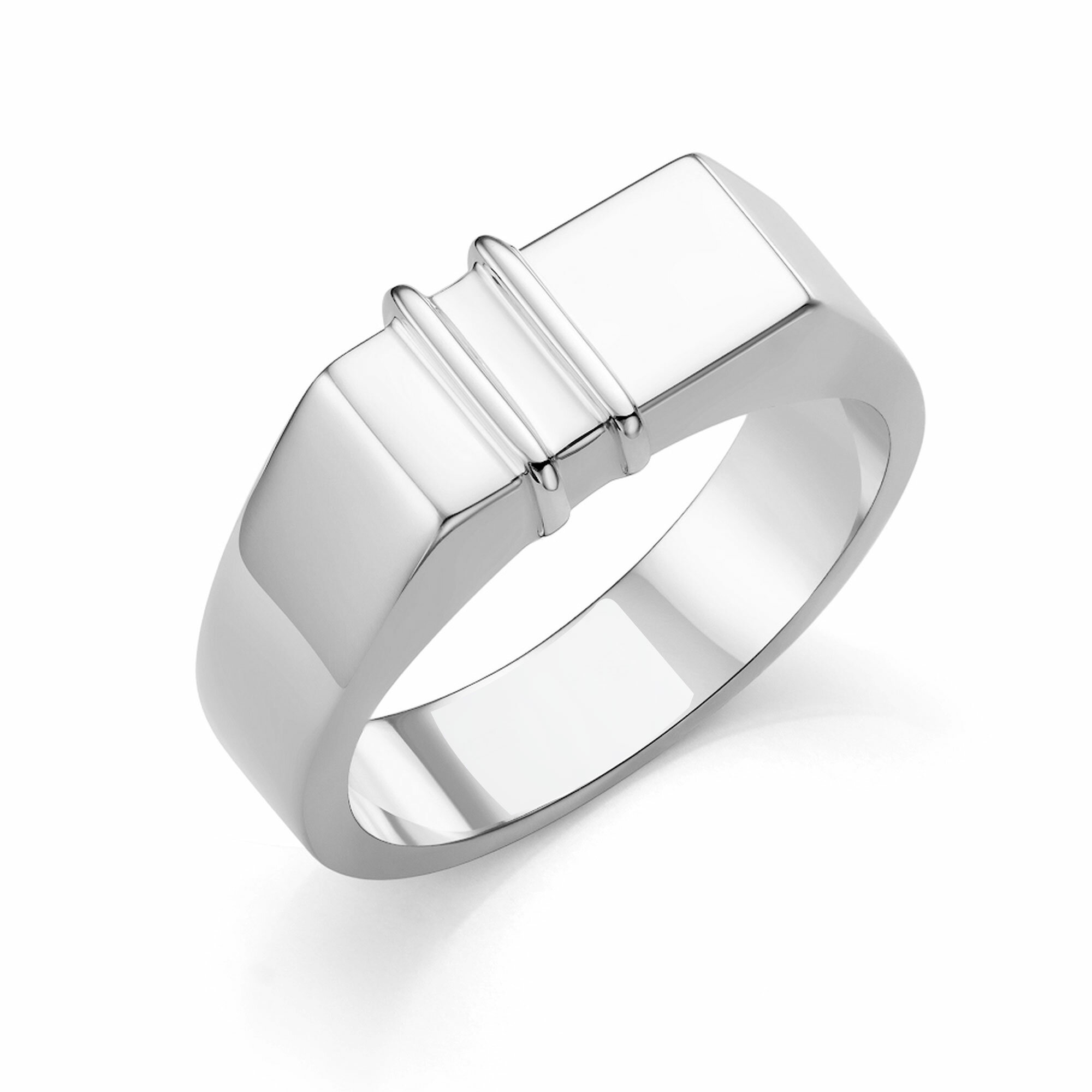 Печатка, серебро, 925 проба, родирование