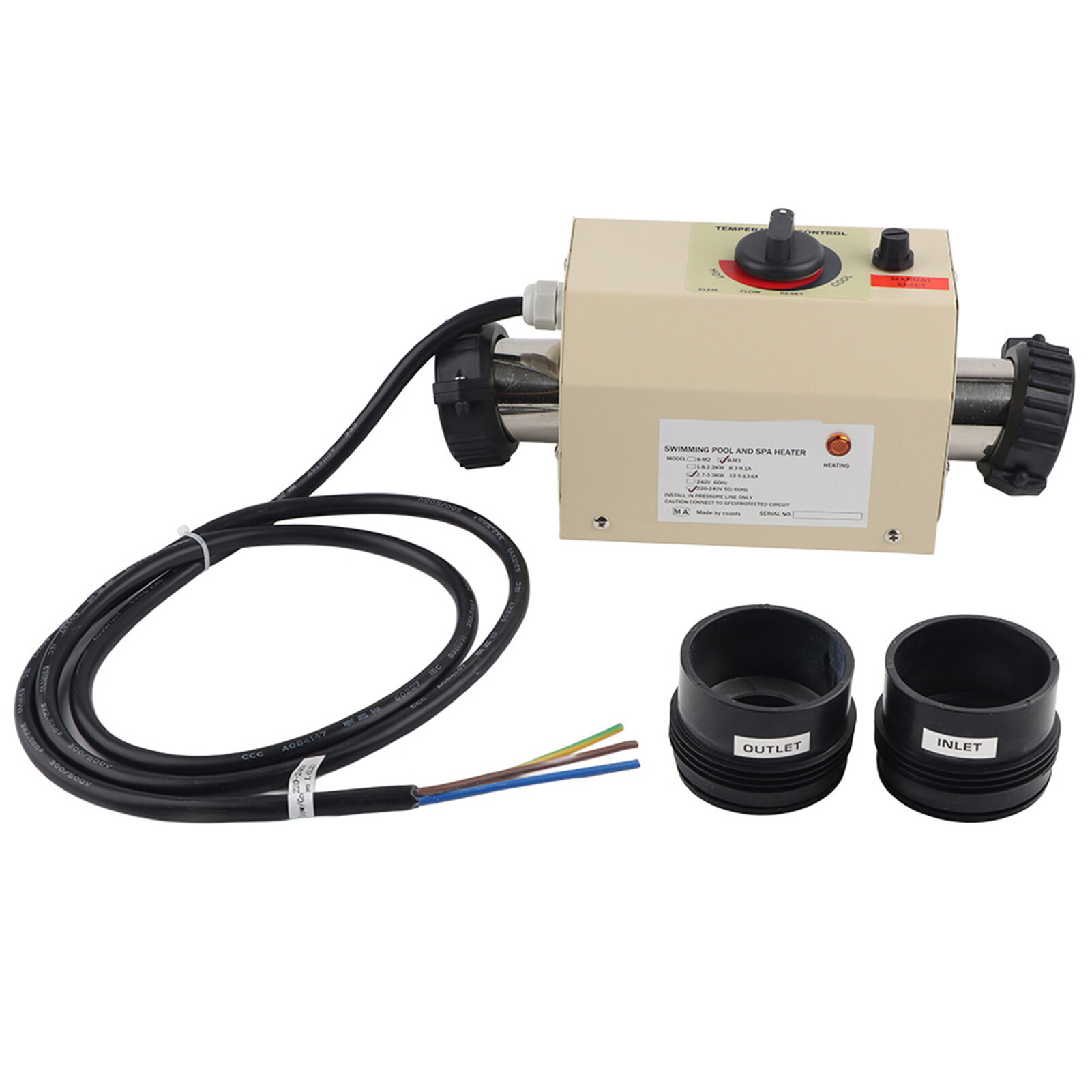 3 кВт мини -водонагреватель термостат для плавательного бассейна массаж ванны спа -купаль.