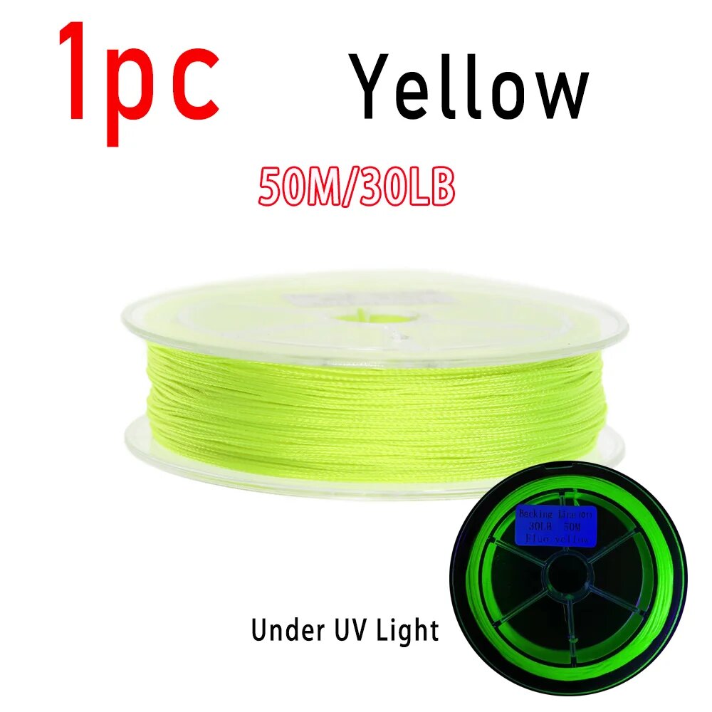 Vampfly 50м 8 нитей PE плетеная леска для нахлыста