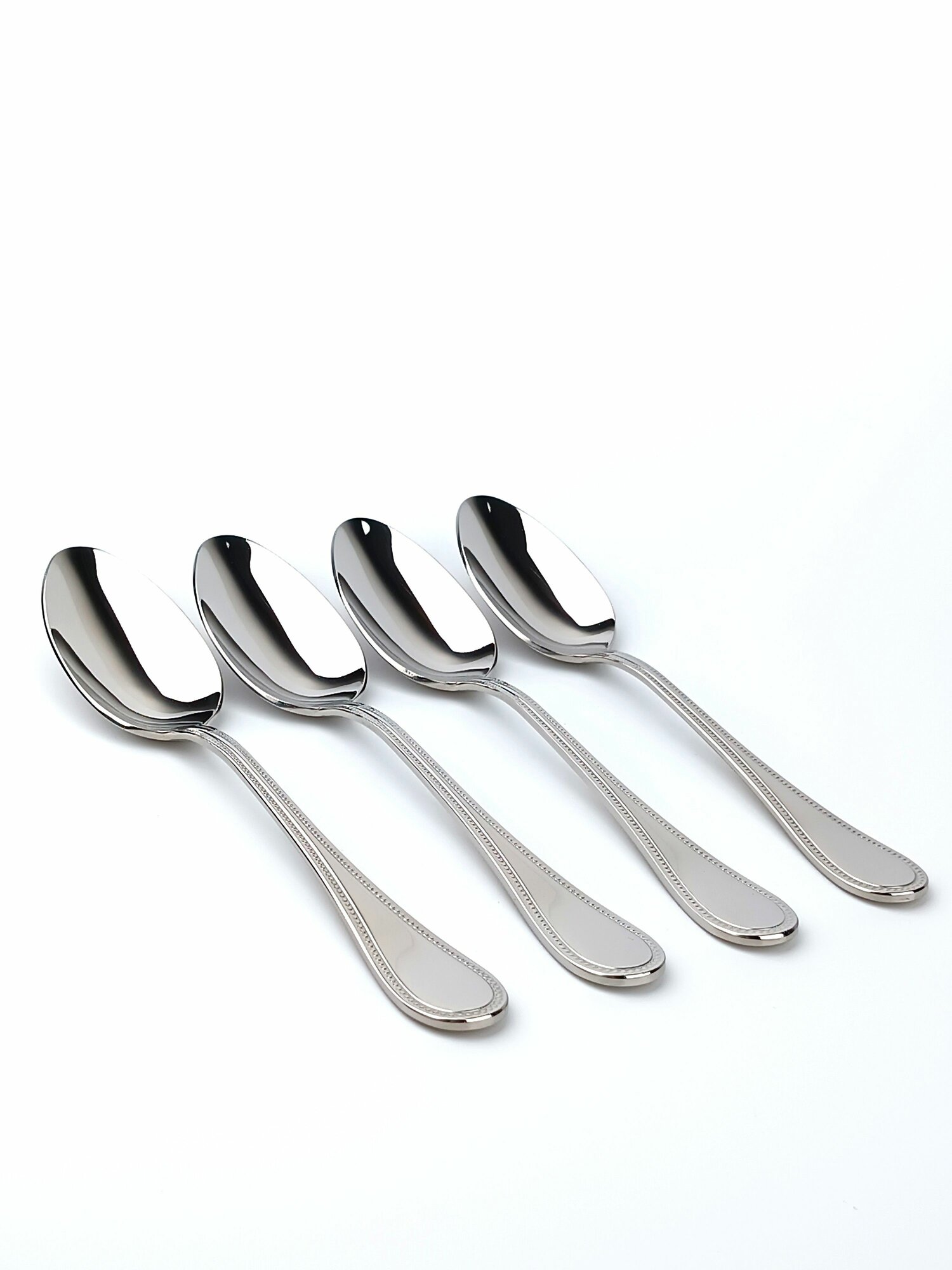 Набор столовых ложек Christofle Hotel Acier, Франция, 4 шт, нержавеющая сталь