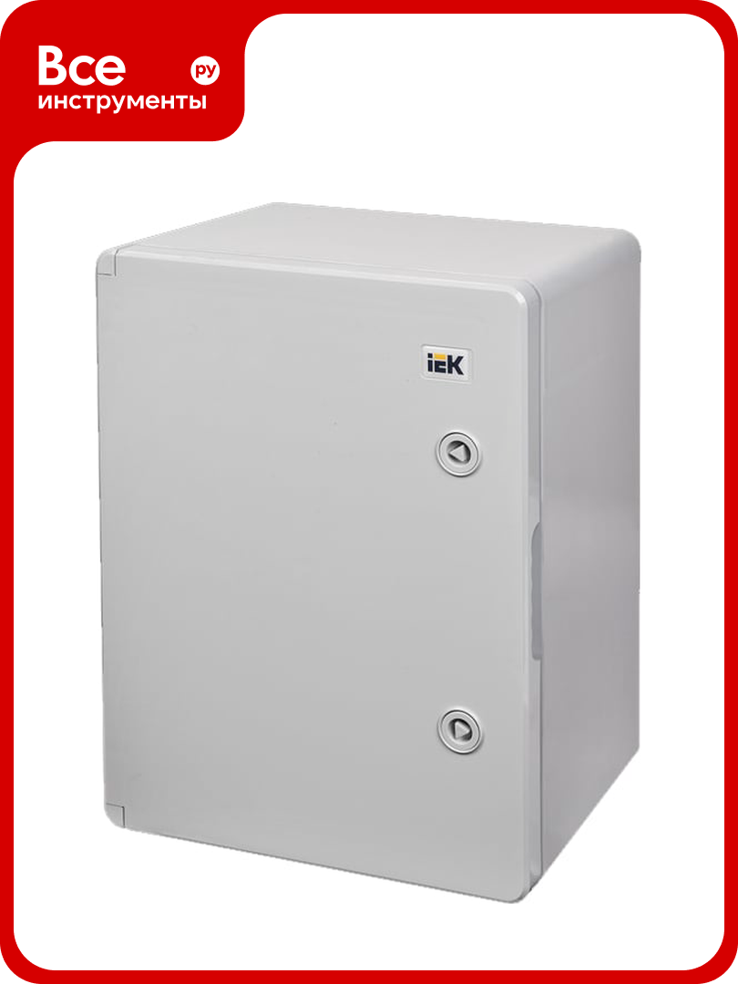 Корпус, IEK, IEK ЩМПп пластиковый, 400х300х220мм, УХЛ1, IP65 MKP93-N-403022-65, Дополнительные, технические