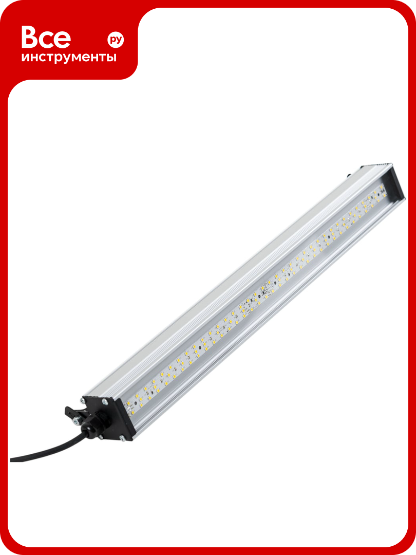 Светодиодный светильник протон Шток 220/35-5К. Д-05.1-SSU, Коэффициент пульсаций