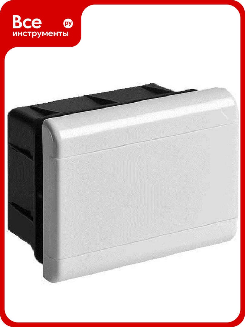 Щиток скрытой проводки Рувинил Тусо на 5 модулей с дверцей 160x132x90 мм непрозрачная дверца 68126Б