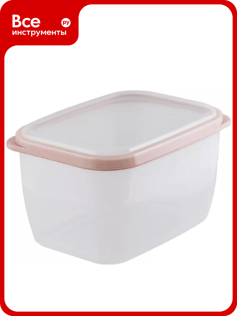 Контейнер Полимербыт премиум прямоугольный, 2.4 л, свч 435630000