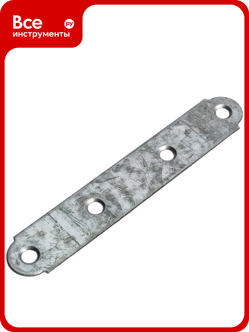 Крепежная мебельная пластина РК груп 100x17х1.5 РК000002067 РКГ00019507