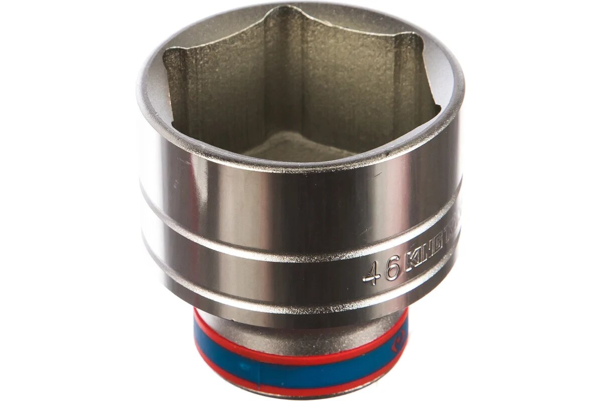 KING TONY Головка торцевая шестигранная 1/2 дюйма, 46 мм, хром-ванадиевая сталь 433546M