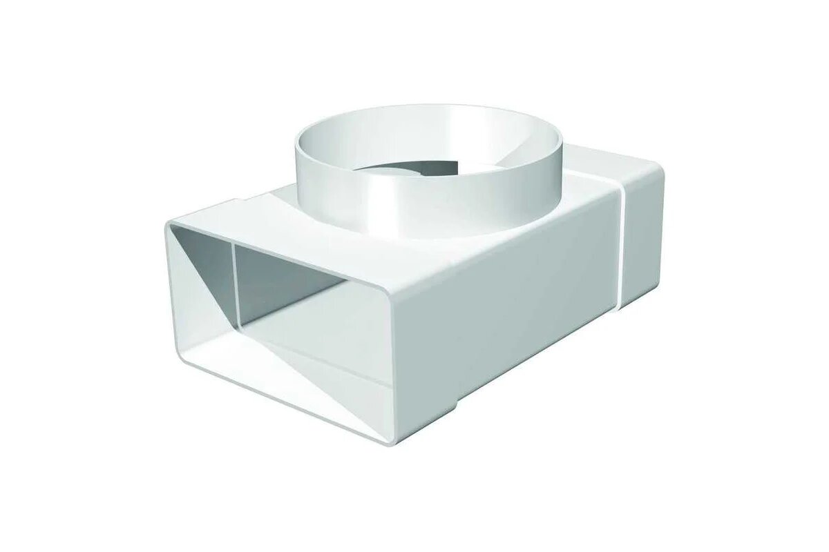 ERA Тройник ТФП D150 с выходом 90x220 из пластика для полимерных сетей 922ТФ15П