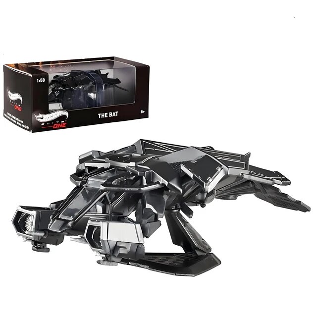 1:50 THE BAT 2012 Warplane Alloy Car Литые игрушечные машинки и модель автомобиля Миниатюрная масштабная модель автомобиля для детей