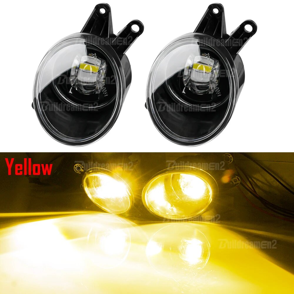 2 х LED противотуманные фонари Yellow для Audi A4 B6 2001-2005
