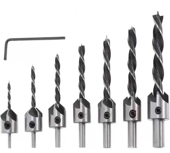 Набор зенкеров со сверлом ZS-3 Turbosky 569