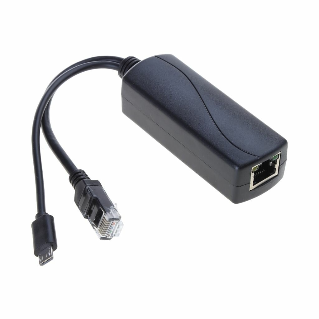Гигабитный стандартный POE-разветвитель 48V -5V2.8A-Micro USB