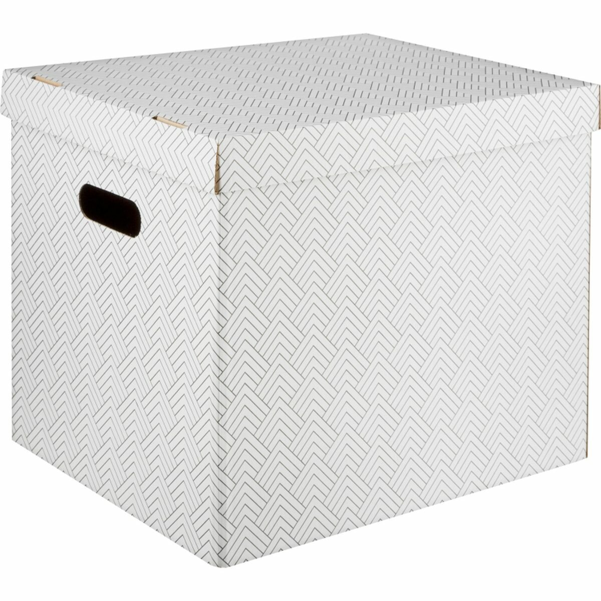 Короб для хранения Attache Графит 390х320х290 усилен. дно ККД-1, белый, 3шт. (1824728)