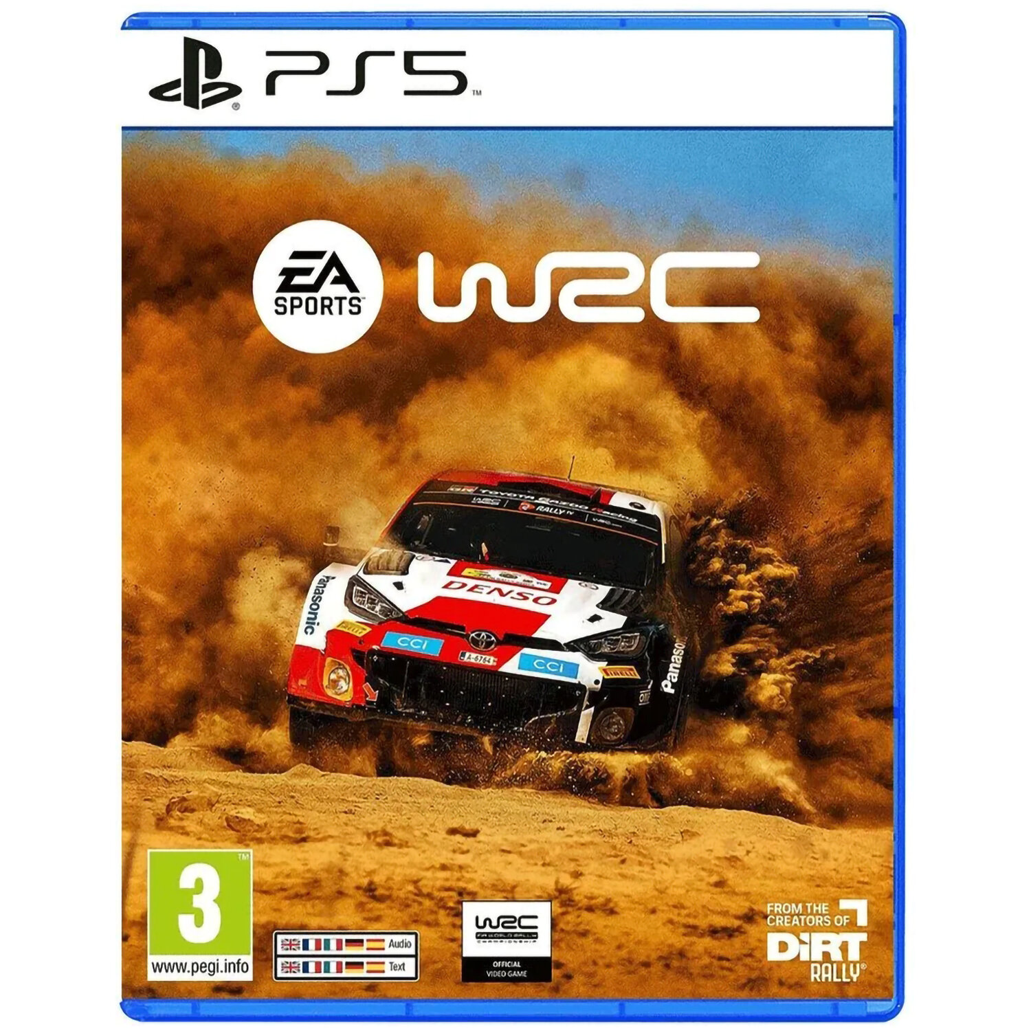 Игра WRC для PlayStation 5 (PS5), английская версия, на диске до 2-х игроков