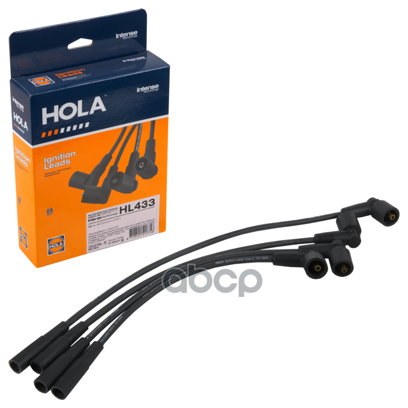 Провода высоковольтные ГАЗ Gazelle/Sobol дв. UMZ 4216 (Евро-4), с 09.2011, HOLA INTENSE HL433 HOLA арт. HL433 - высокое