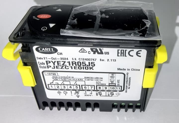 Контроллер PJEZC1E0I0K 230VAC 30A 8A 5A 2NTC (PYEZ1R05J5) CARELL