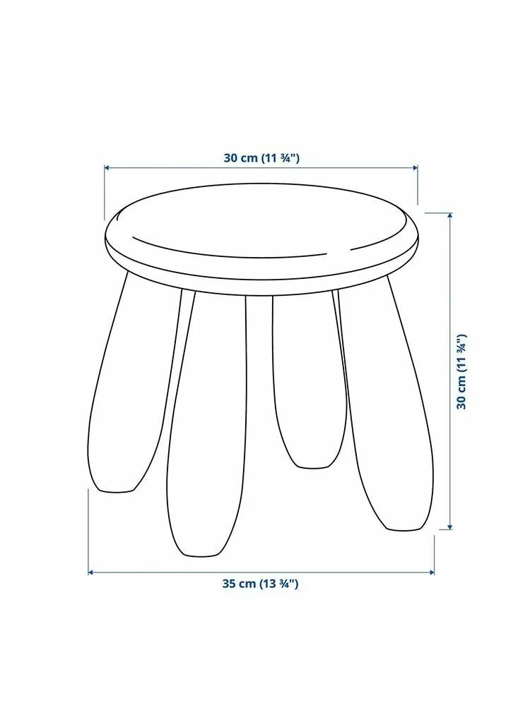 IKEA Детский стул,35х30х30см — фото 1
