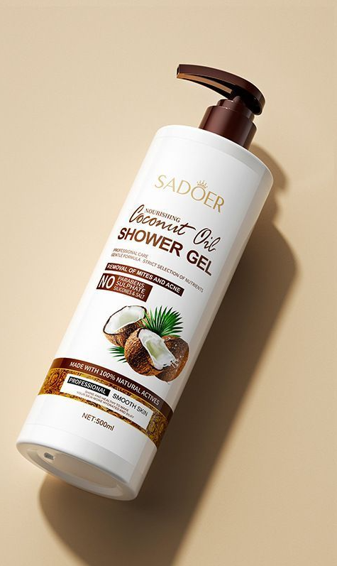 SADOER Гель для душа Кокос, 500 мл