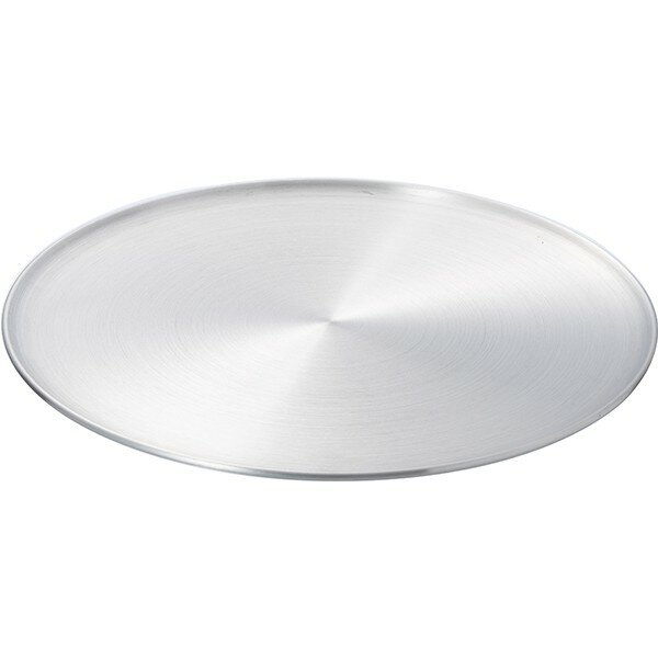 Поднос круглый, алюминий, 35 см, серебристый (BOST, страна Россия)