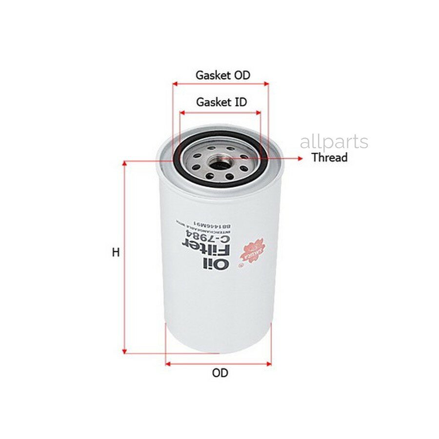 SAKURA C7984 Фильтр масляный
