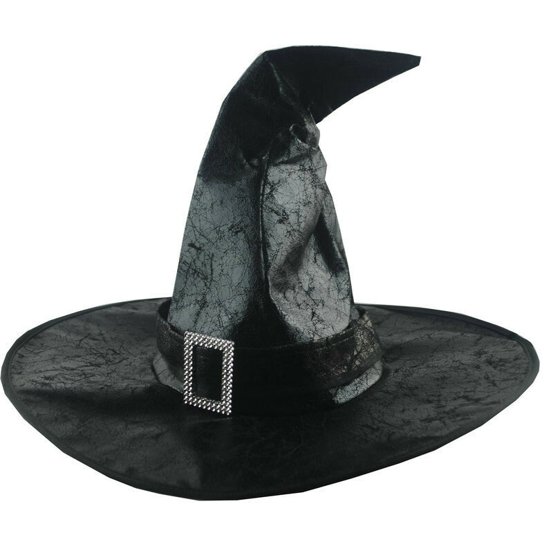 Potter wizard hat with craftsmanship and one size fit for cosplay and role play, black