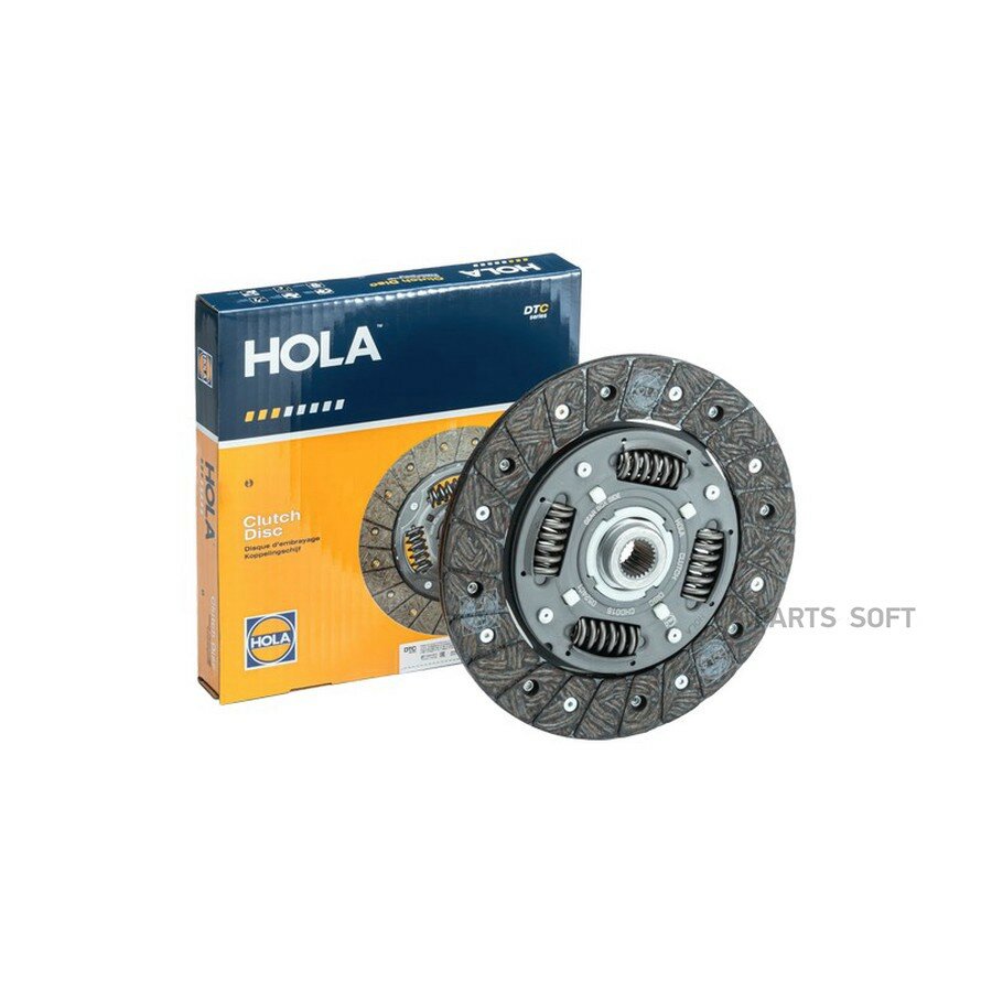 HOLA CHD016 Диск сцепления (серия DTC) CHEVROLET Lanos DAEWOO Nexia ZAZ Chance (1 5 8V) ()