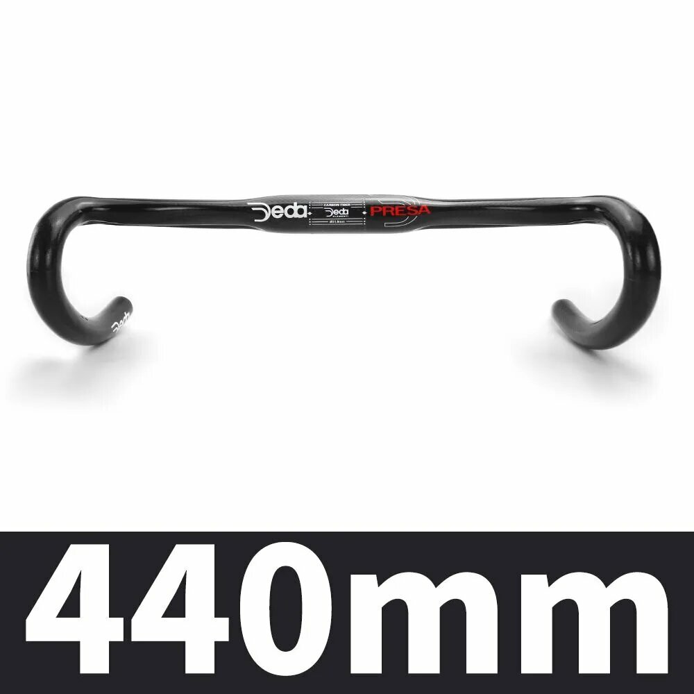 Deda 3K Glass Full Carbon T800 Овальный руль для шоссейного велосипеда Drop Bar 380-440 мм Аксессуары для велосипедов