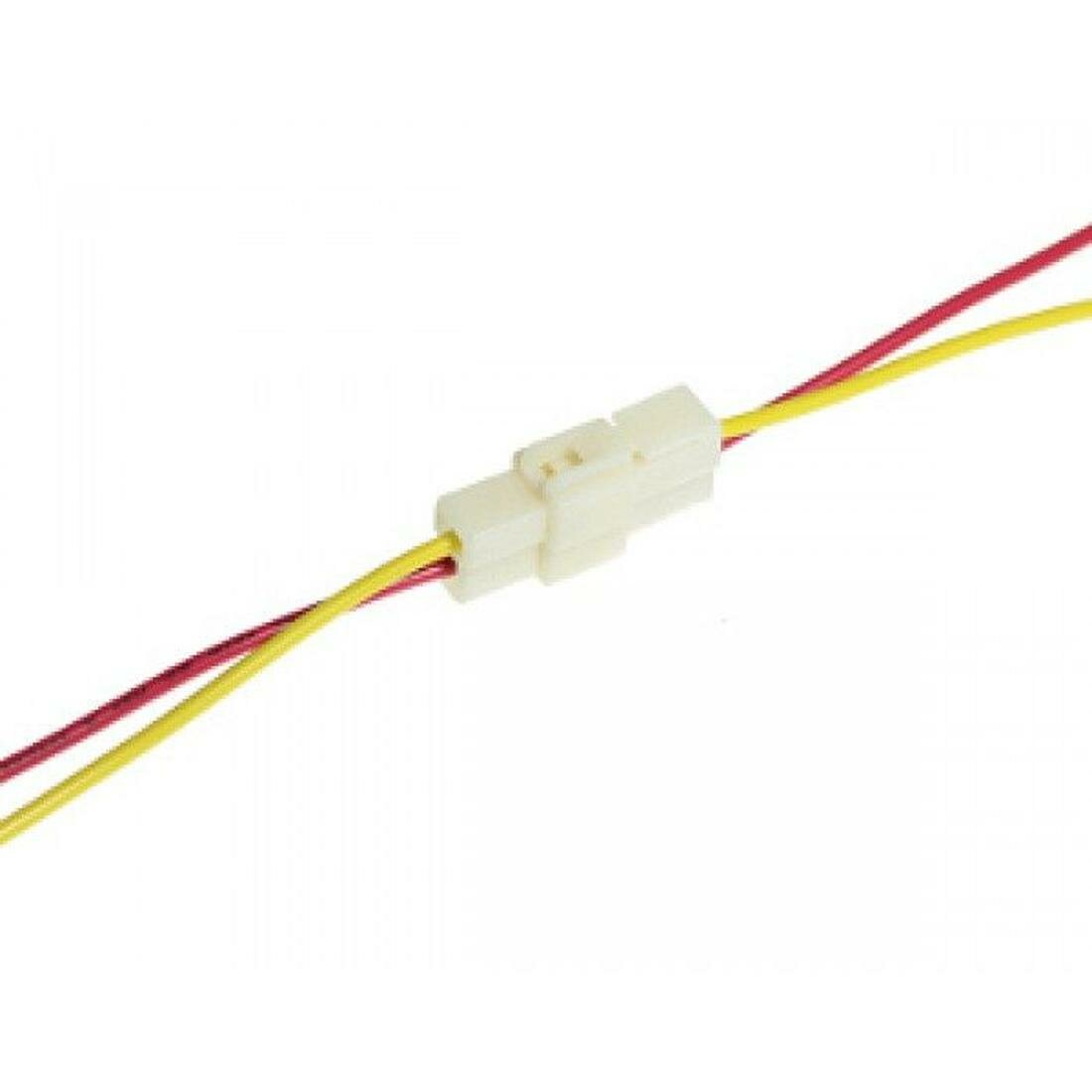 Колодка соединительная 2х конт. 6,3 мм (м+п) с проводами TM Nord YADA (904352)