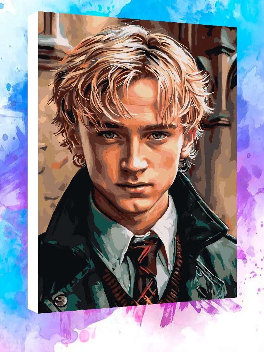 Картина по номерам Драко Малфой Гарри Поттер