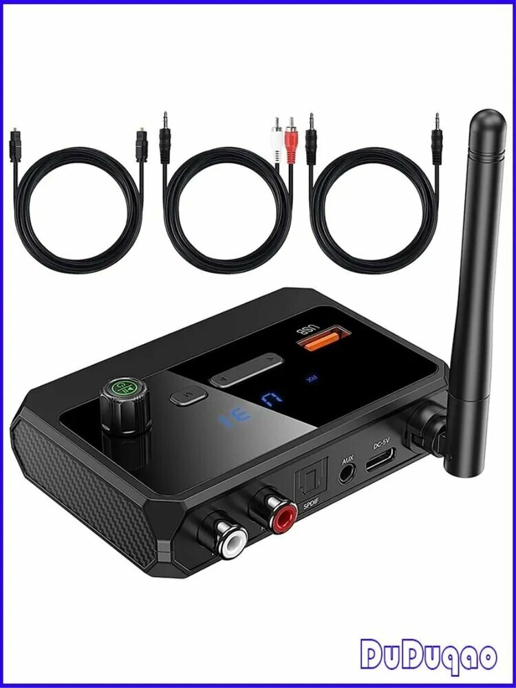 Адаптер Стереоресивера Ресивер Bluetooth 5.3 Для Домашней Стереосистемы