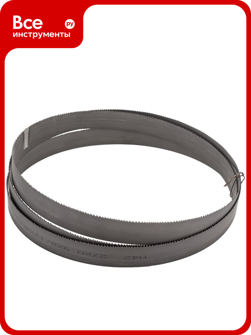 Пила ленточная M42 (2455 мм; 27 мм; шаг 8/12TPI) REALREZ, ленточнопильных станков
