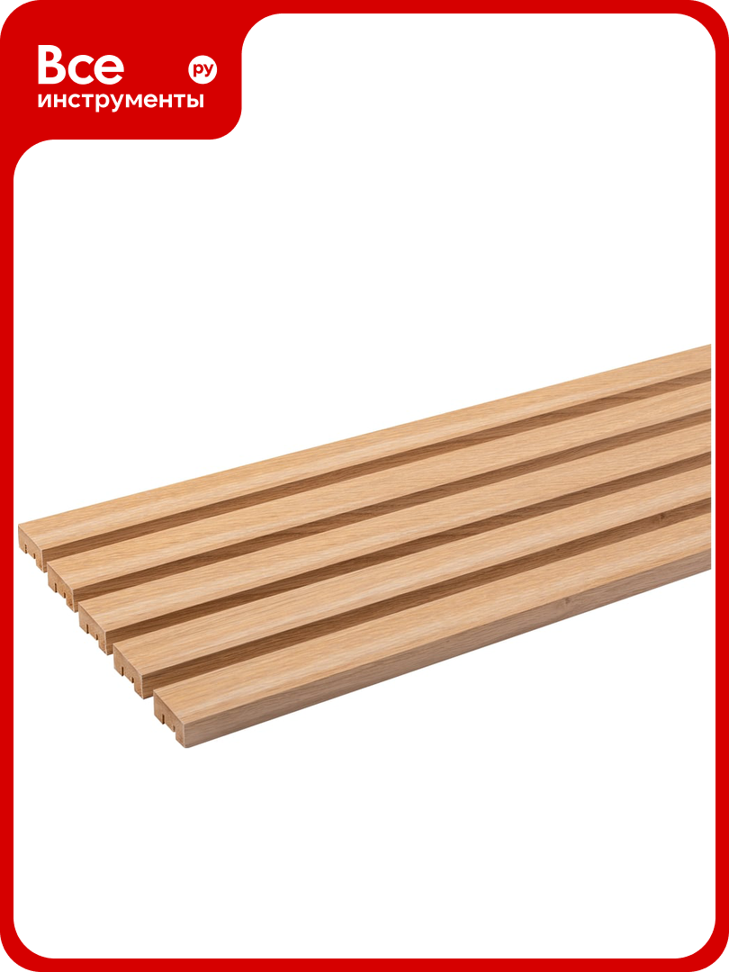 Рейка МДФ интерьерная Стильный Дом 2700x16x35 Скандинавский дуб v531979
