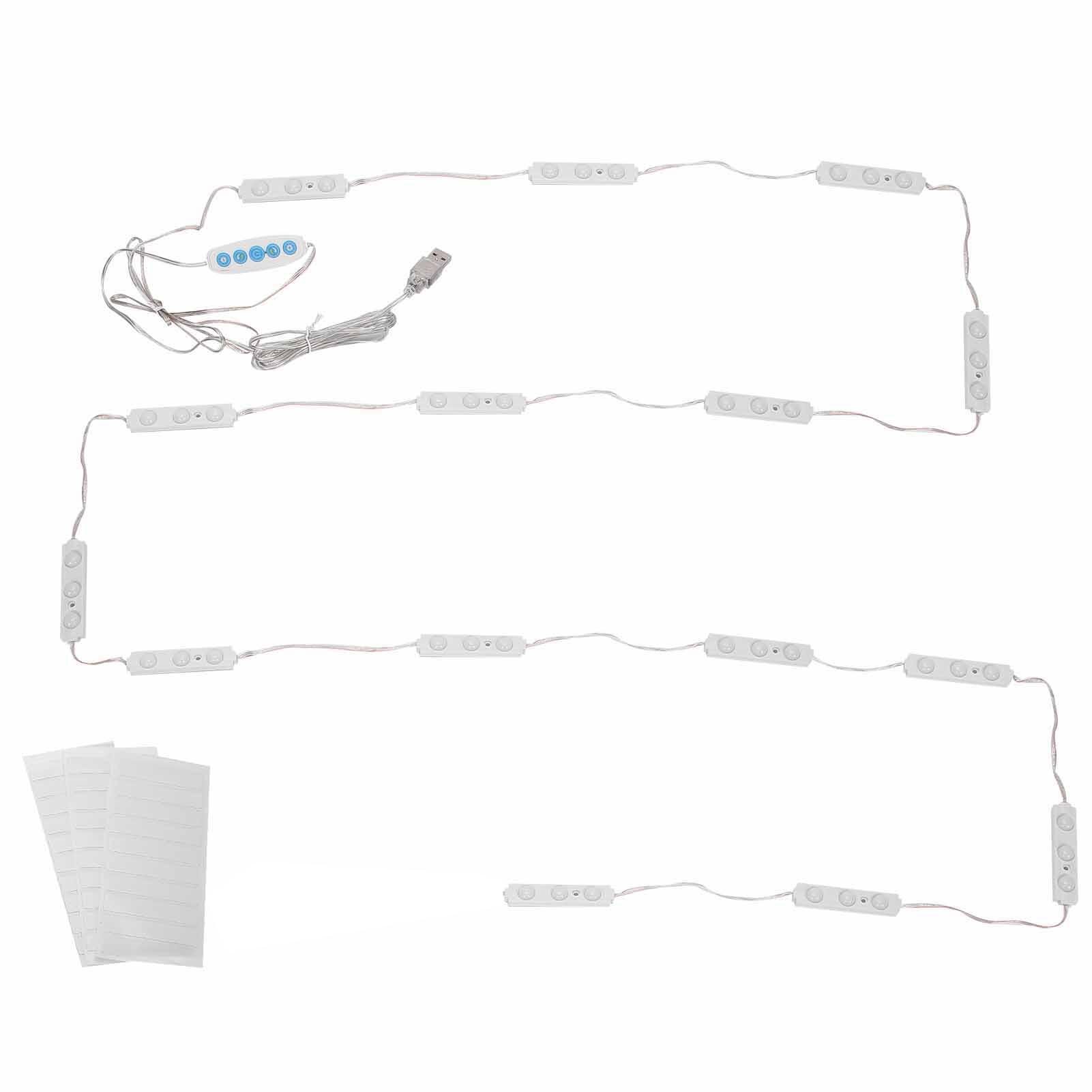 Светодиодная подсветка для туалетного зеркала с регулируемой яркостью, лента для макияжного зеркала 12 В, энергосберегающая водонепроницаемая подсветка для туалетного зеркала своими руками