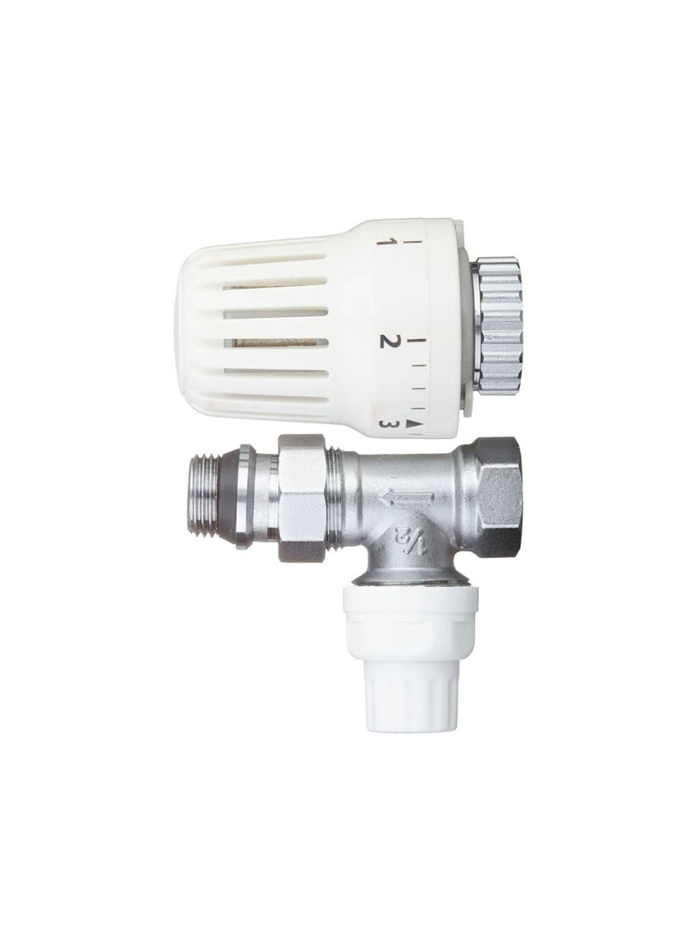 Клапан термостатический 1/2 НР(ш) х 1/2 ВР(г) для радиатора